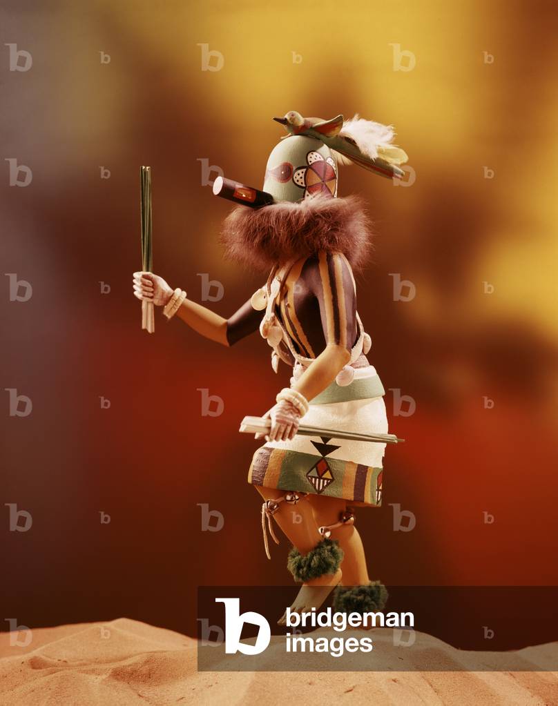 Image of Zuni Warrior Kachina Native American (sculpture) by Native ...