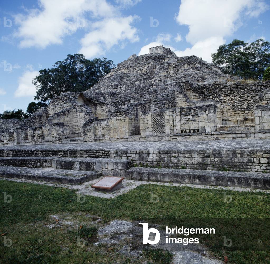 Image of Structure II, Becan, Campeche, Mexico, Mayan civilization, 3rd ...