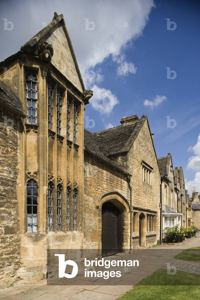 Image of Typical sandstone houses, one of which was the home of