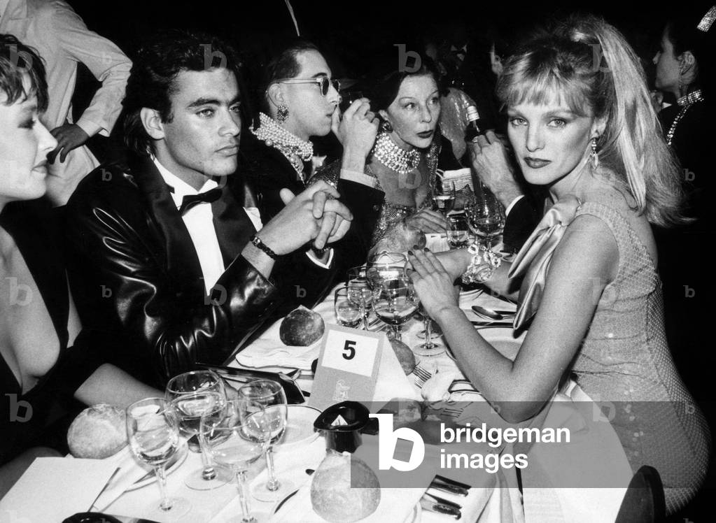 Image of Anthony Delon and Arielle Dombasle at Premiere of Revue at