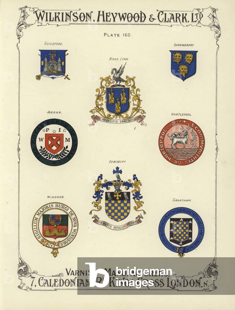 Image of Coats of arms of British towns and cities (chromolitho) by ...
