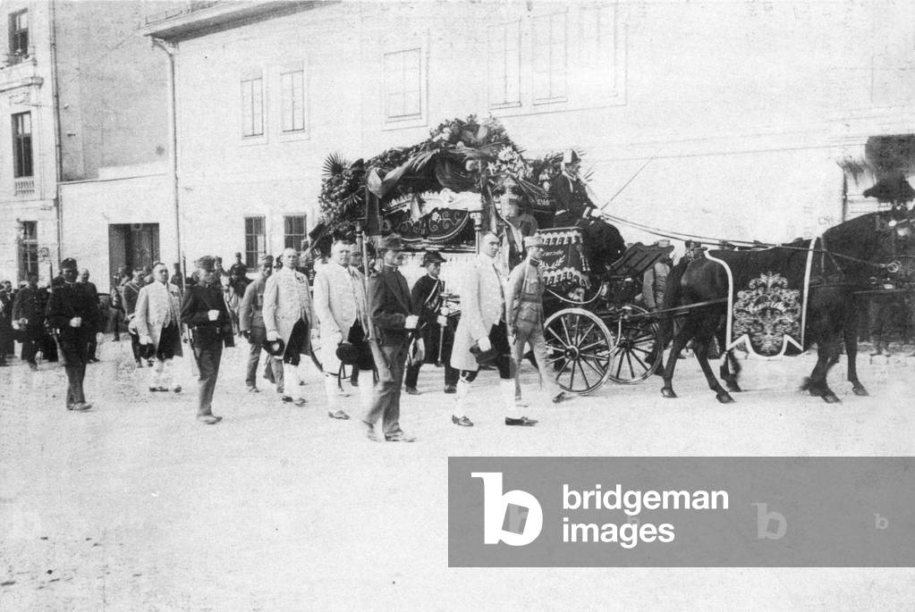 Image of Transportation of the bodies of Franz Ferdinand and Sophie to