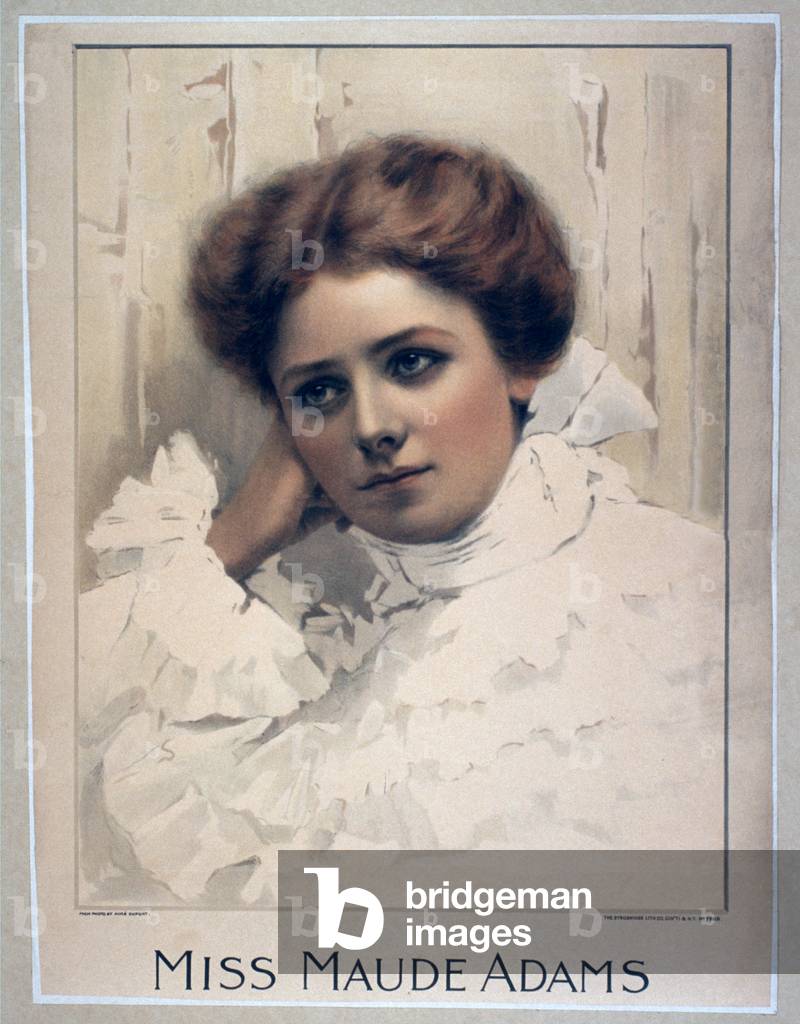 Image of Maude Adams (1872-1953), American actress. Lithograph from ...