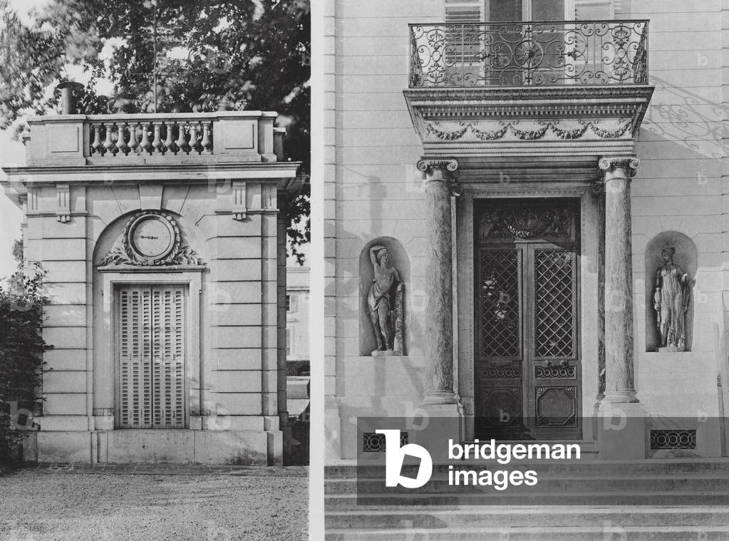Image of Chateau De Bagatelle, Architecte, Bélanger (photo noir et ...