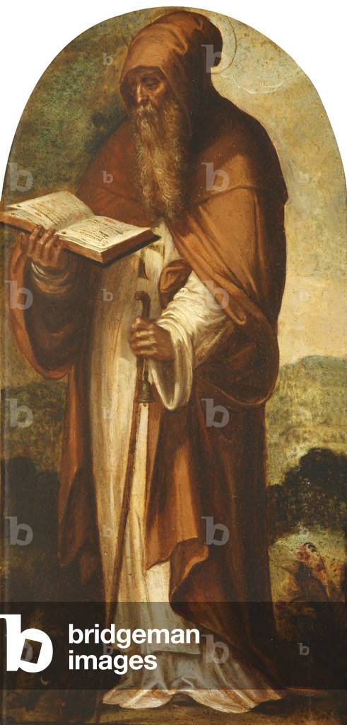 Image of Saint Anthony Abbot (c.251-356) by Venetian School, (16th century)