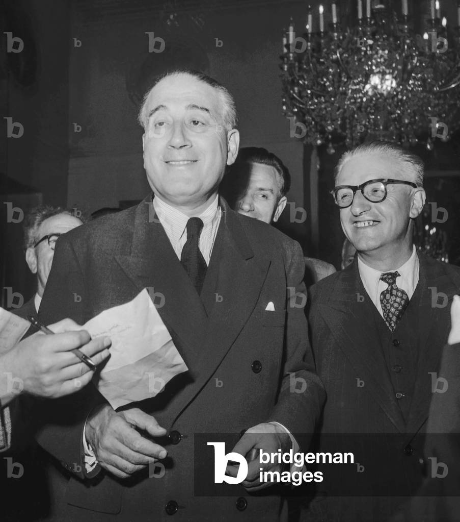 Image of French ministerial crisis on July 12, 1951 : Rene Mayer