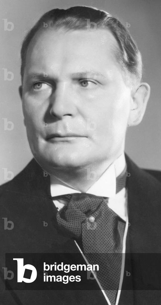 Image of Portrait of Hermann Göring, 1936 (b/w photo)