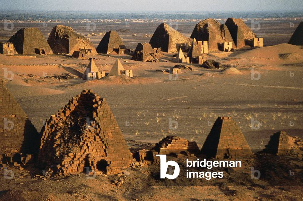 Image of Funeral pyramids and temples from Kingdom of Kush (800 BC-350