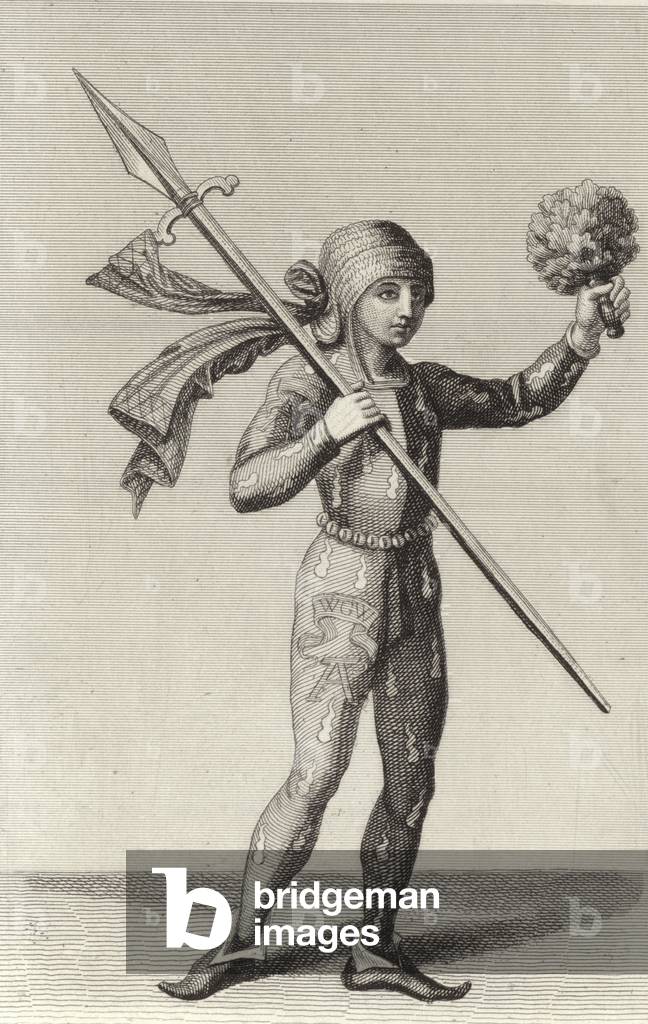 Image of Man from Nuremberg carrying a spear, 16th Century ...