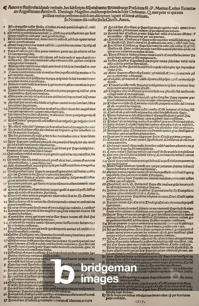 95 Theses In English