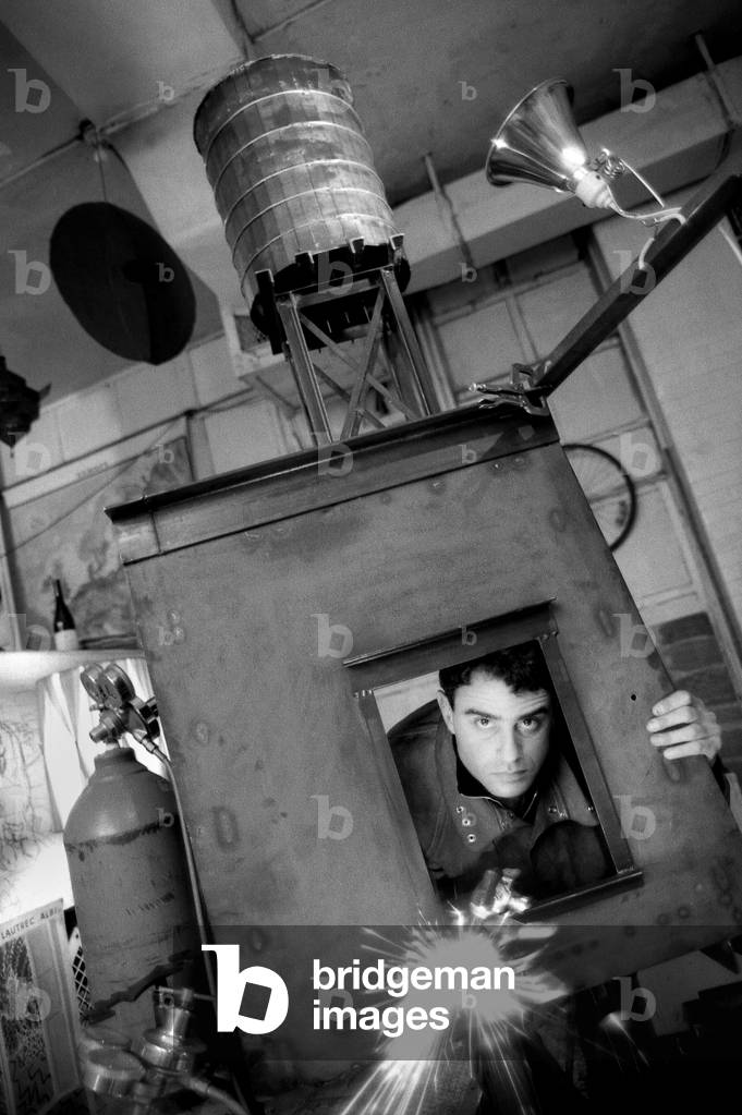 Image of Vincenzo Amato, Italian actor and sculptor photographed in his ...