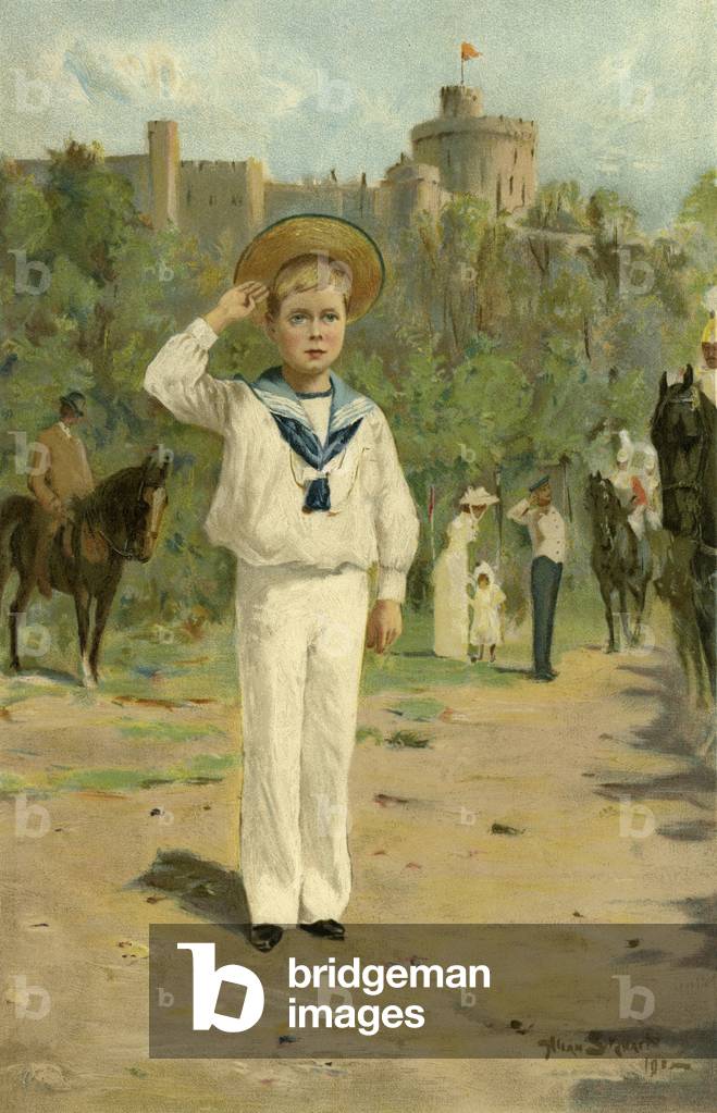 Image of King Edward VII as a boy, as Prince of Wales.
