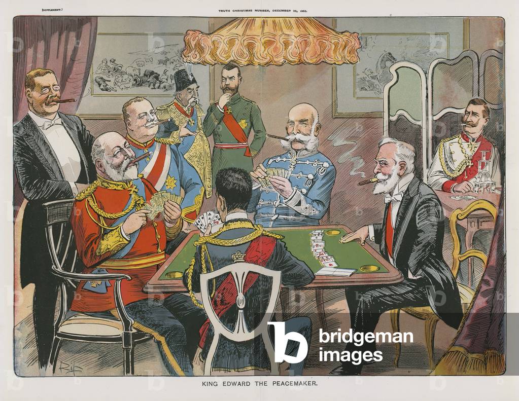 Image of King Edward the Peacemaker (colour litho) by English School ...