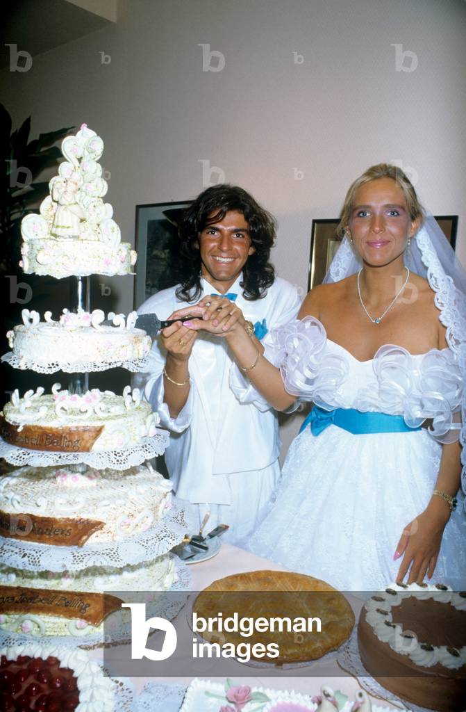 Image of (l-r): Thomas Anders, Nora Balling, 1985 (photo)