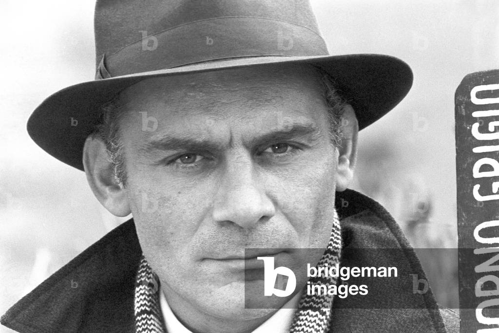 Gian Maria Volonté in the film The Mattei Affair (b/w photo) by