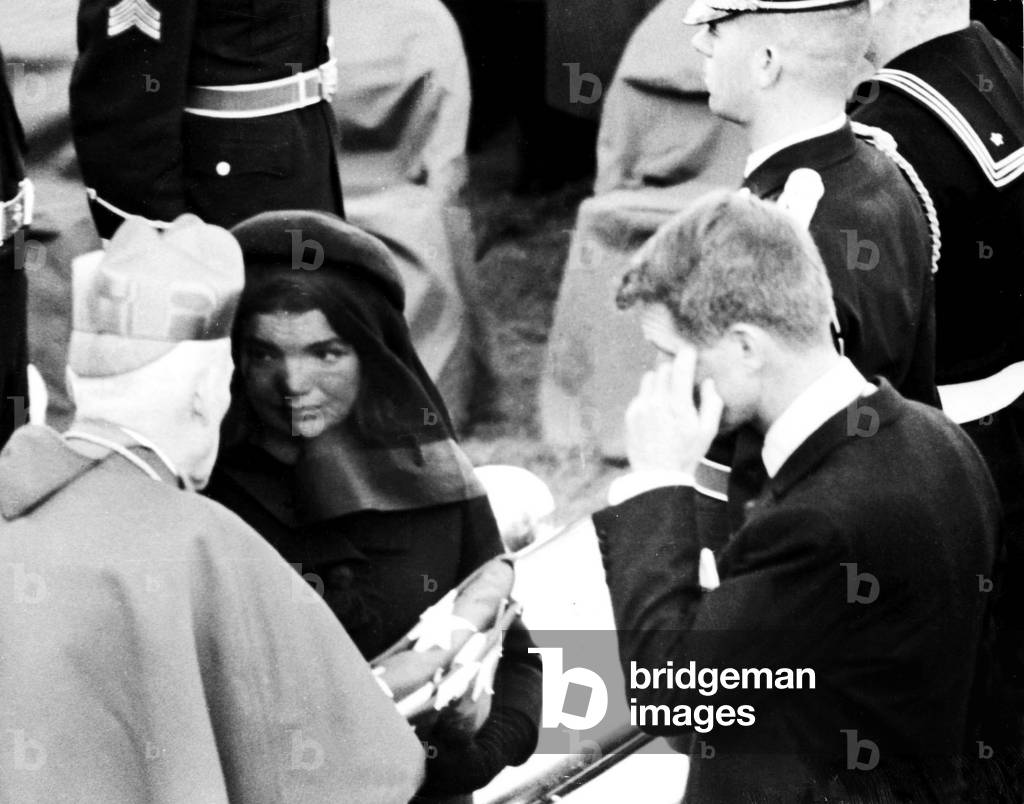 Image of Cardinal Cushing, Jacqueline (Jackie) Kennedy and Robert ...