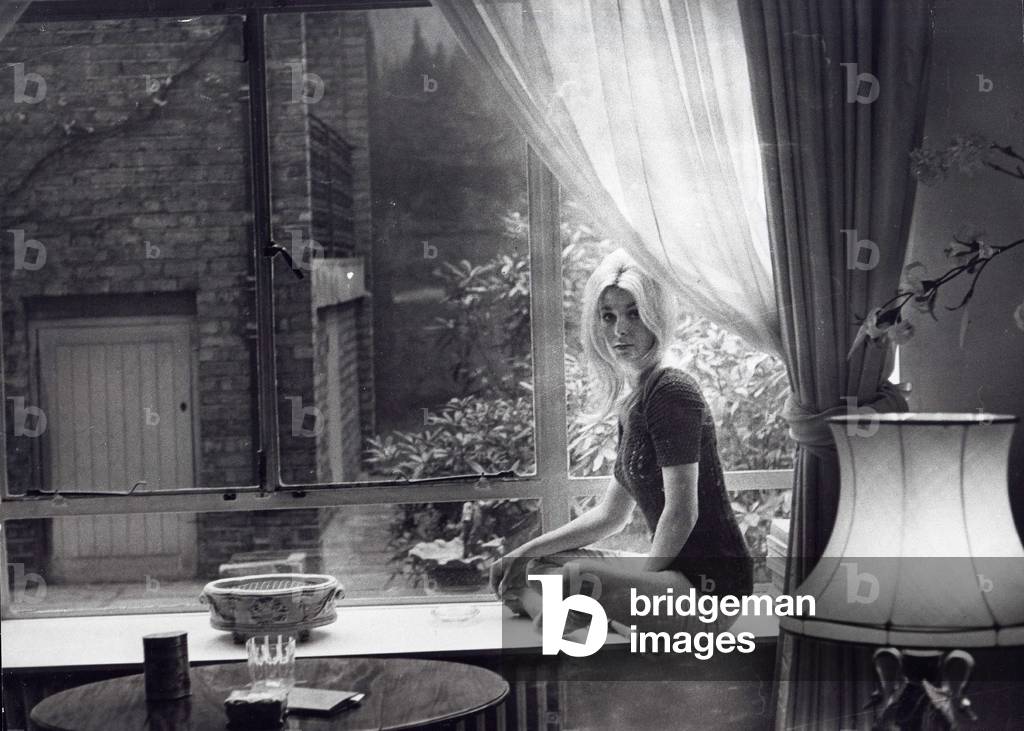 Image of Portrait of American actress Sharon Tate 1968