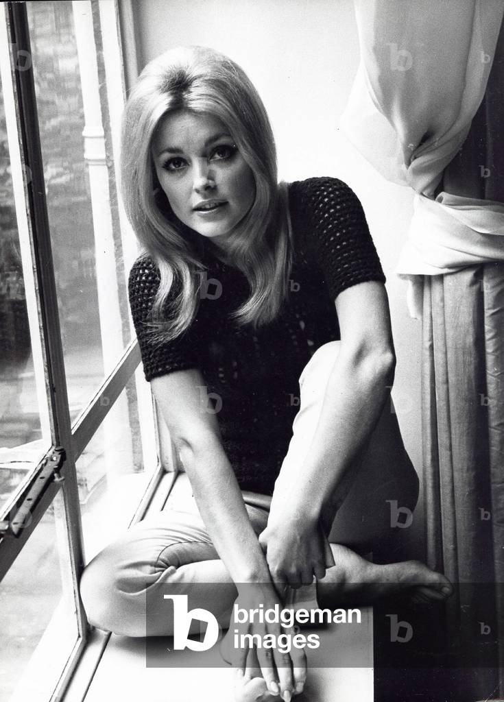 Image of Portrait of American actress Sharon Tate 1968